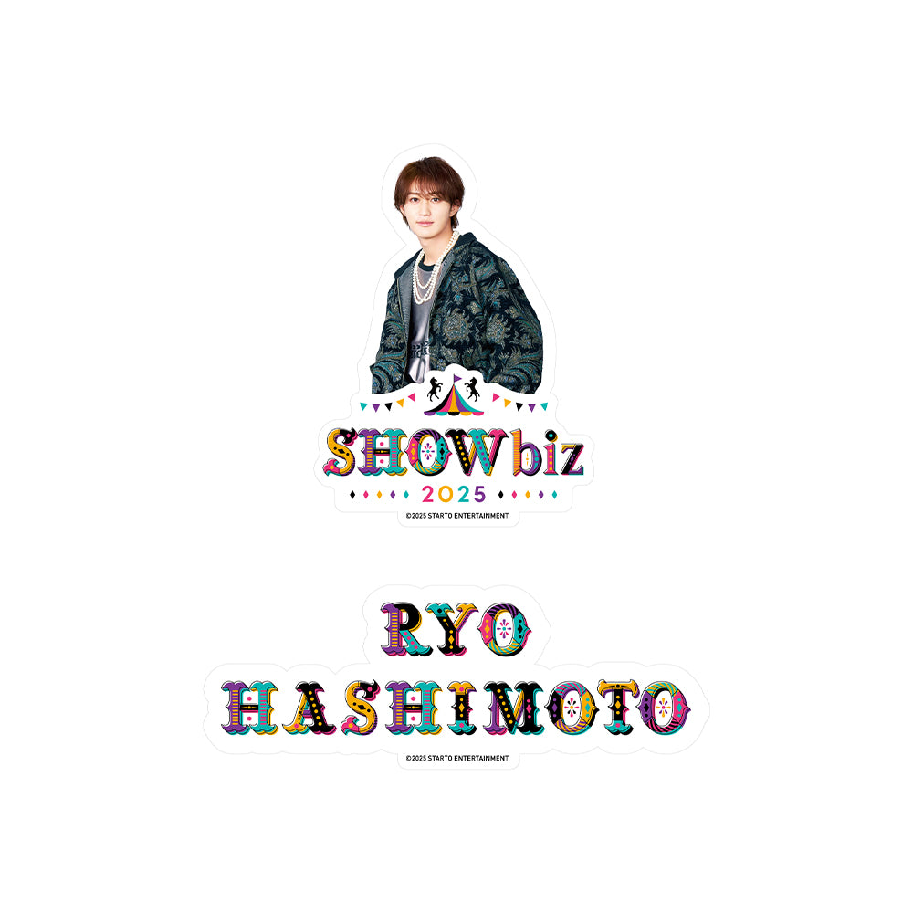 SHOWbiz 2025 official goods 【Ryo HASHIMOTO】Sticker Set – FAMILY CLUB ...